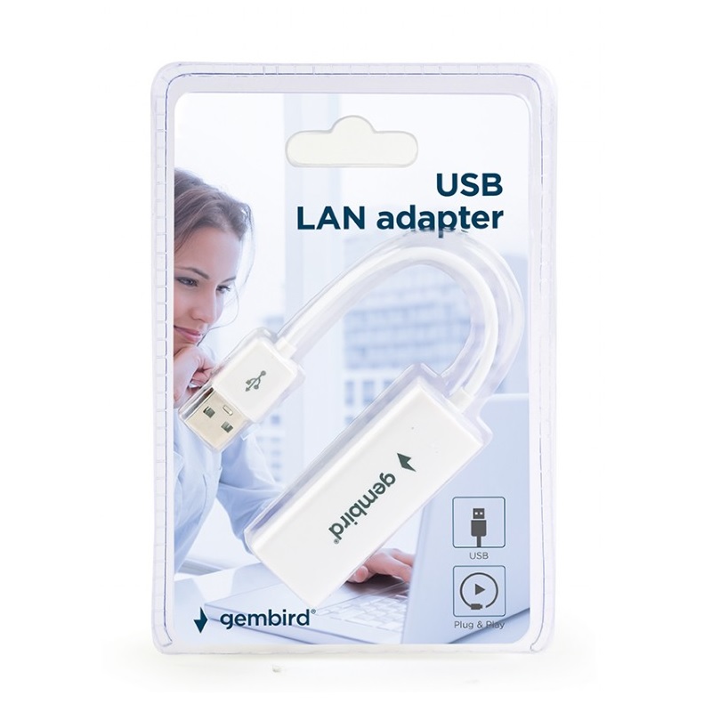 Adaptor Usb Lan Gembird NIC-U2-02 USB 2.0 RJ-45